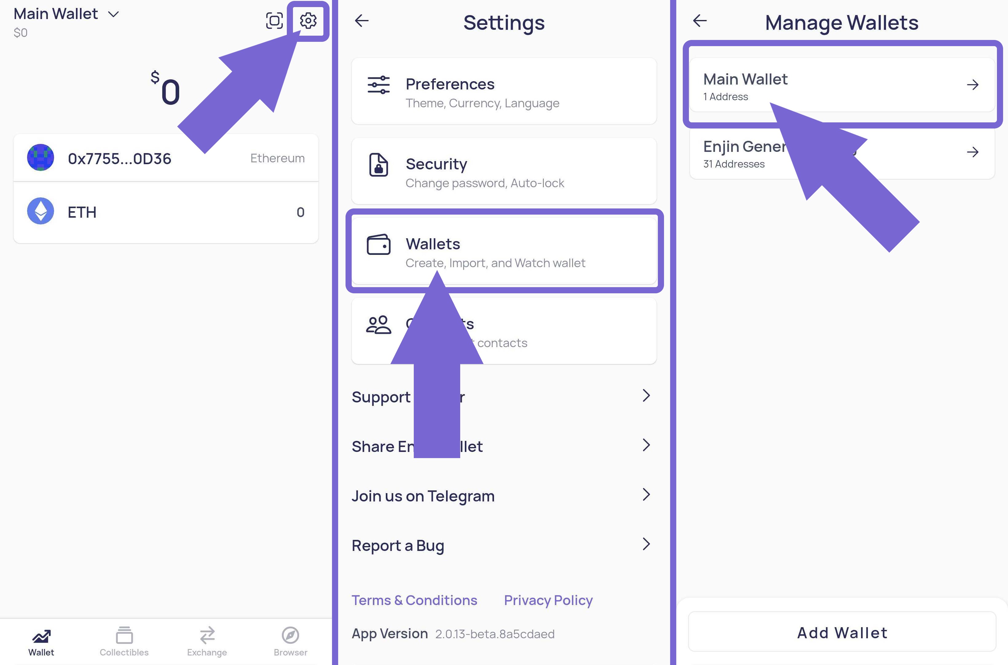 Backing Up an Existing Enjin Wallet – Enjin