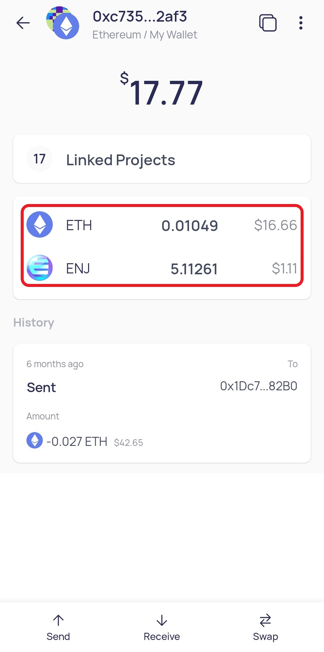 Sending & Receiving Coins / Tokens – Enjin